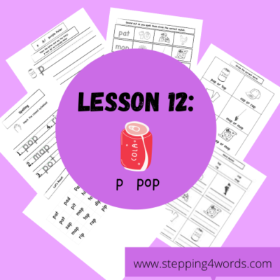 Lesson 12: Consonant ‘p’ - Stepping 4words