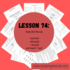 Lesson 74: Kind Old Words (-ind, -old, -ild, -ost) - Stepping 4words